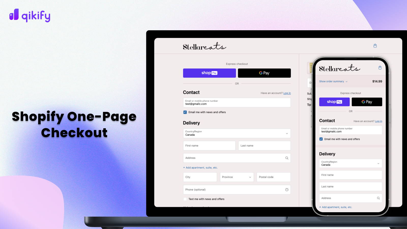Shopify One-Page Checkout - Why it surpasses and How to active it – Qikify Landing Page